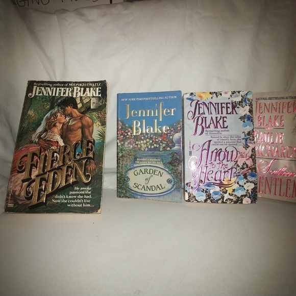 Other | Jennifer Blake Lot Of 4 Books Fierce Eden Garden | Poshmark